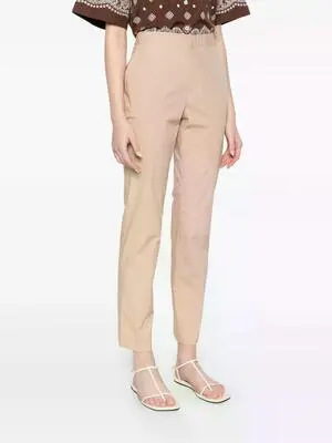 TWINSET Tailored Trousers With Logo Plaque