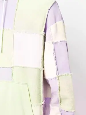 COUNTY OF MILAN Marcelo Burlon Patchwork Cotton Hoodie