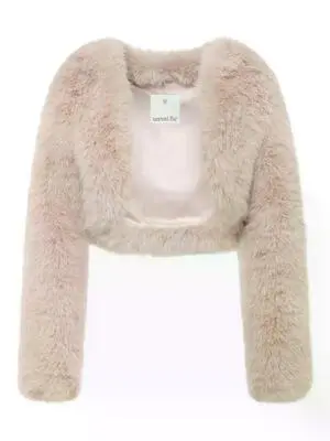 UNREAL FUR Empress Faux Fur Jacket - Neutrals