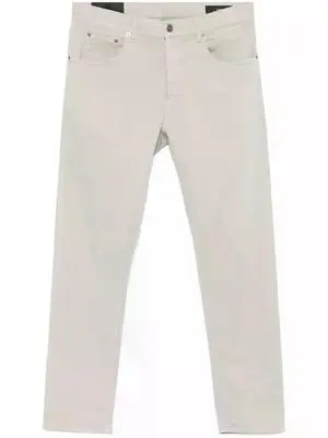 DONDUP Straight Leg Trousers - Grey