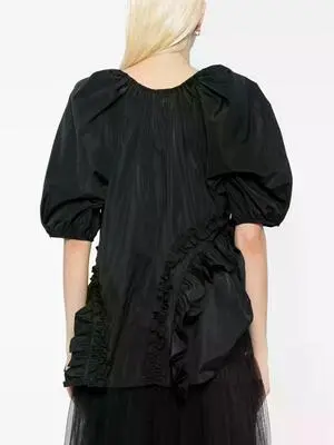 Cecilie Bahnsen Arabella Top With Lace-up Detail