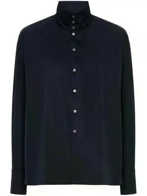 Fabiana Filippi High Neck Cotton Poplin Shirt