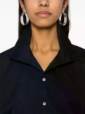 Fabiana Filippi High Neck Cotton Poplin Shirt