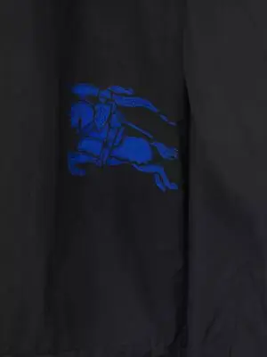 Burberry Lightweight Hooded Jacket With Equestrian Knight Embroidery