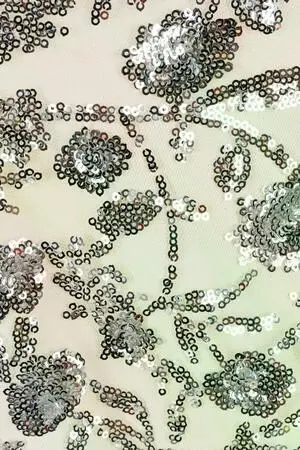 SELF-PORTRAIT Sequin-embellished V-neck Midi Dress