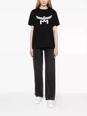 Mcm Laurel Logo-print Organic Cotton T-shirt