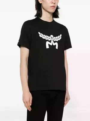 Mcm Laurel Logo-print Organic Cotton T-shirt