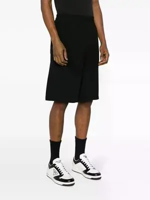 Moschino Logo-patch Crepe Shorts