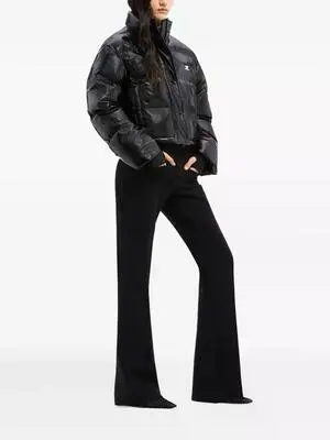 COURREGES Vinyl Logo-print Padded Jacket