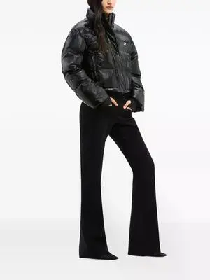 COURREGES Vinyl Logo-print Padded Jacket