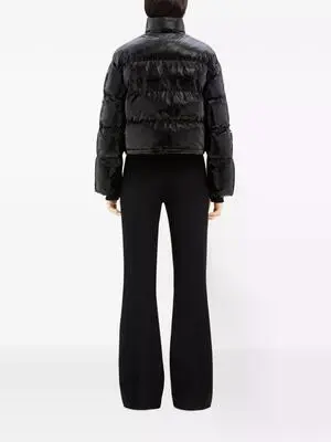 COURREGES Vinyl Logo-print Padded Jacket