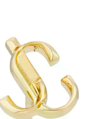 JIMMY CHOO Logo Stud Earrings