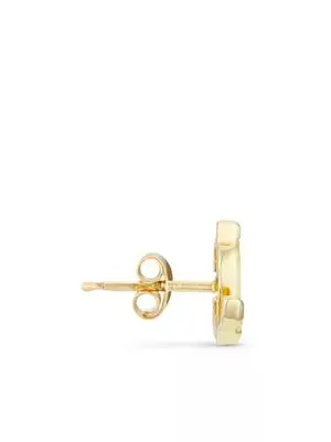 JIMMY CHOO Logo Stud Earrings