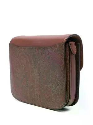 Etro Paisley Print Cross Body Bag - Brown