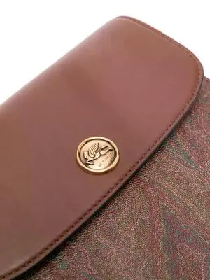 Etro Paisley Print Cross Body Bag - Brown