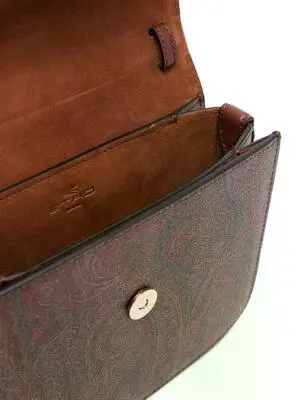Etro Paisley Print Cross Body Bag - Brown