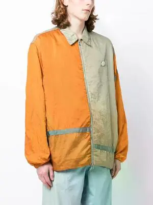 OAMC Contrast Panelled Zip-up Shirt Jacket