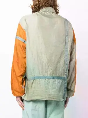OAMC Contrast Panelled Zip-up Shirt Jacket