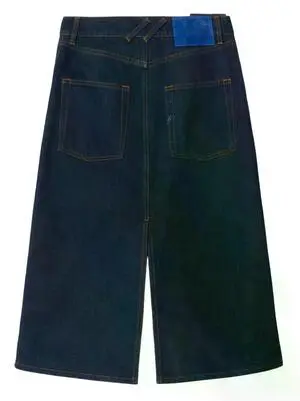 Burberry Indigo Denim Midi Skirt