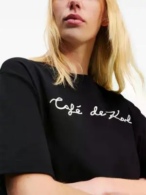 Karl Lagerfeld Oversized Slogan Print T-shirt