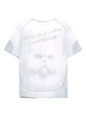 Gcds Graphic Cat T-shirt