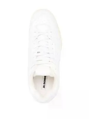 JIL SANDER Panelled Low-top Leather Sneakers