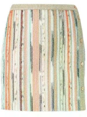 MISSONI Missoni Striped Knit Mini Skirt