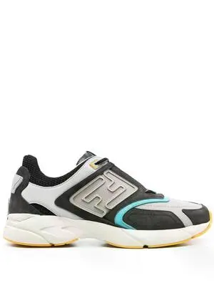 Fendi Logo Embossed Low-top Sneakers