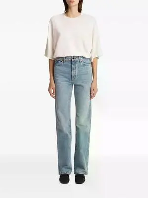 Khaite Danielle Straight-leg Jeans - Blue