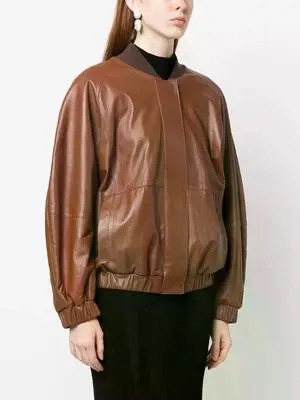 AERON Lambskin Bomber Jacket