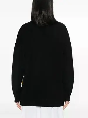 MSGM Floral Intarsia Knit Jumper
