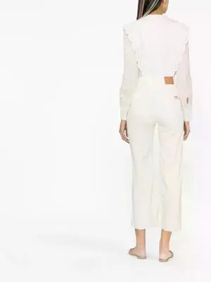 Elisabetta Franchi High-waisted Cropped Jeans