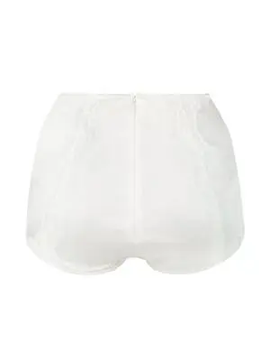 Dolce & Gabbana High-waisted Lace-detail Satin Briefs