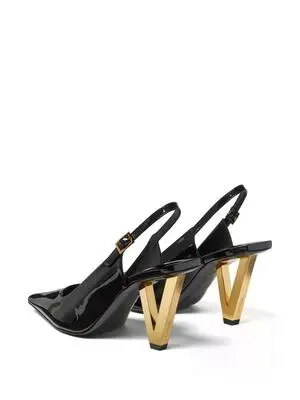 Versace 85mm V2025 Slingback Pumps