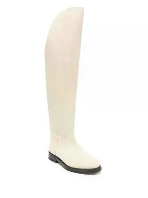 DURAZZI MILANO Knee High Suede Riding Boots