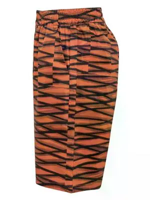 PIERRE-LOUIS MASCIA Printed Straight Leg Shorts