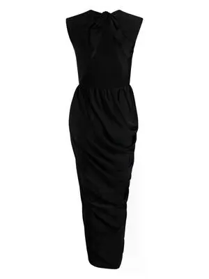 PATOU Open-back Midi Dress With Rear Tie