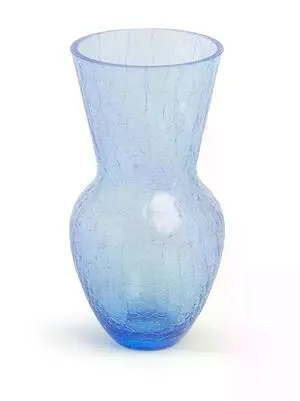 KLIMCHI Felicity Cracked-effect Vase - Blue