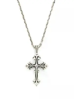 Emanuele Bicocchi Avelli Cross-pendant Necklace - Silver