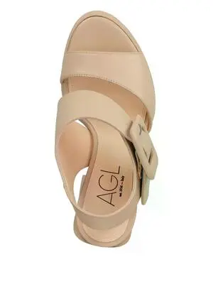 Agl 120mm Leather Sandals