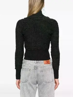MAISON MARGIELA High-neck Distressed Jumper