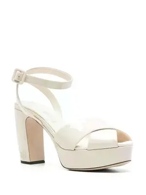 Miu Miu 105mm Leather Platform Sandals