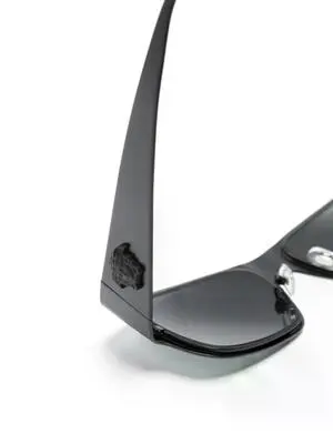 Versace Matte Effect Rectangle Frame Sunglasses