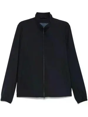 Herno Logo Plaque Zip-up Jacket