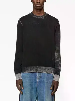 DIESEL® K-clarence-b Cotton Jumper - Black
