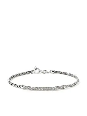John Hardy Essential Diamond Pave Bracelet - Silver