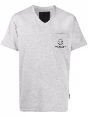 Philipp Plein Logo-print Short-sleeved T-shirt - Grey