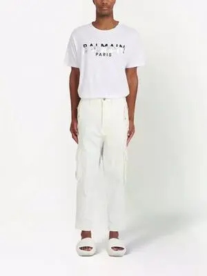 Balmain Tapered Leg Cargo Jeans