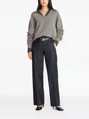 Tory Burch Selvedge Straight-leg Jeans