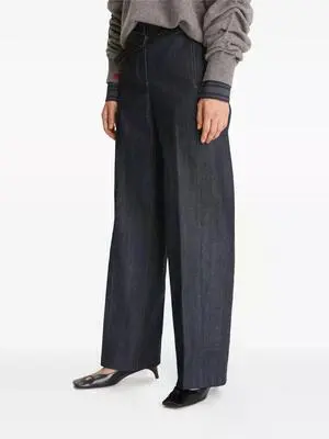 Tory Burch Selvedge Straight-leg Jeans